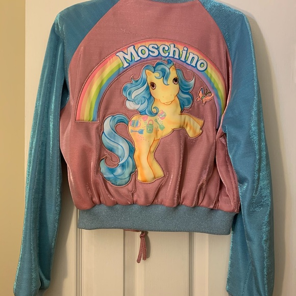 Moschino | Jackets & Coats | Moschino My Little Pony Lurex Bomber ...